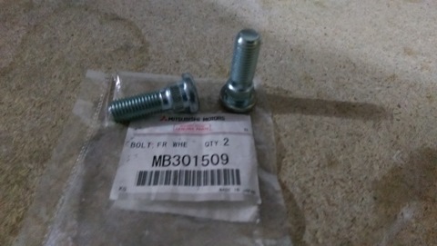 MB301509 Шпилька колёсная Mitsubishi | Запчасти на DRIVE2