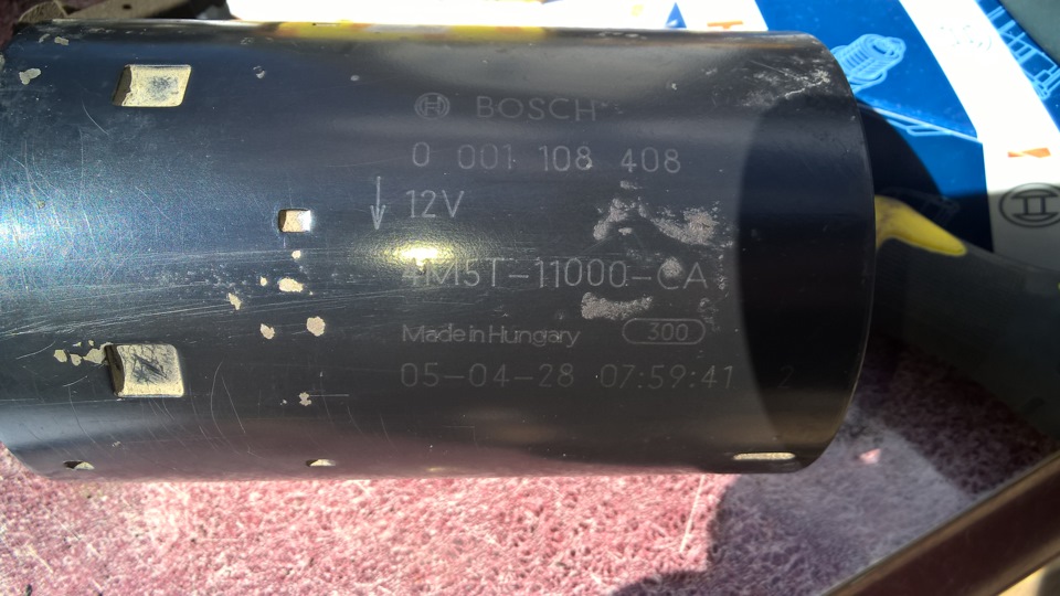 0001108408 стартер б\у BOSCH | Запчасти на DRIVE2
