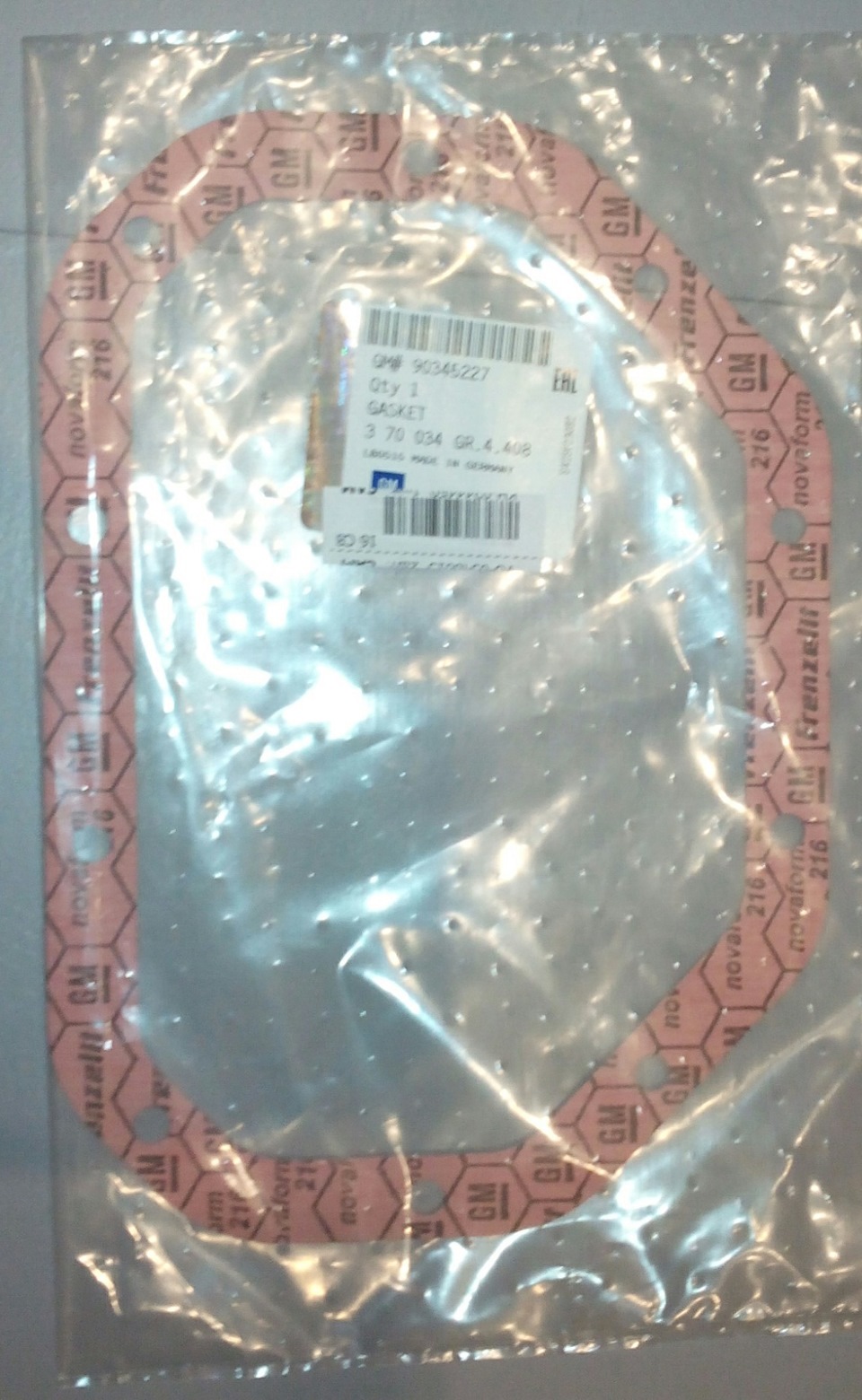 90345227 Прокладка GM | Запчасти на DRIVE2