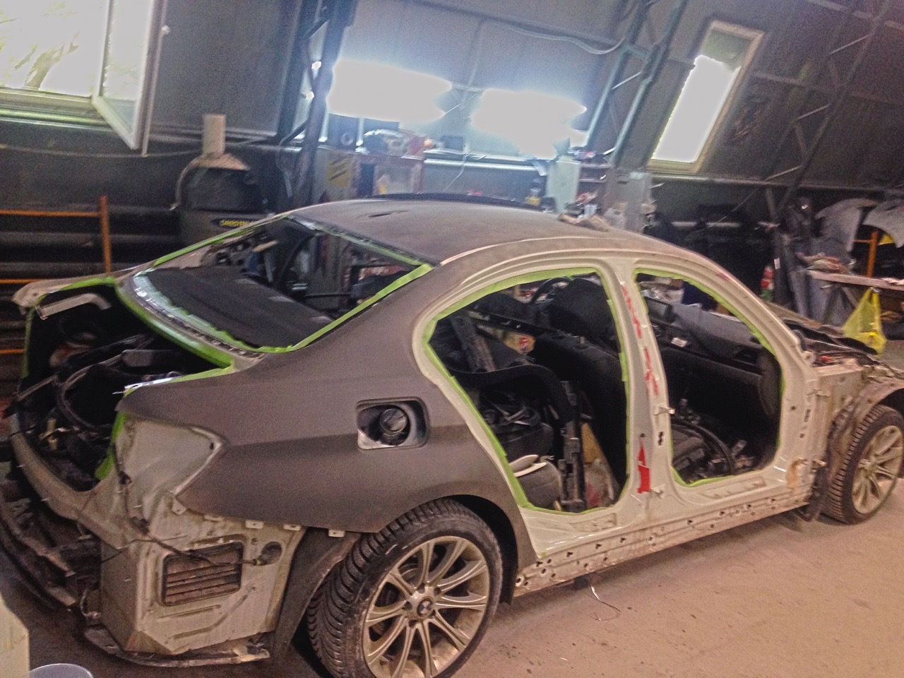 Полный перекрас BMW 320 f30 — Custom-Workshop на DRIVE2