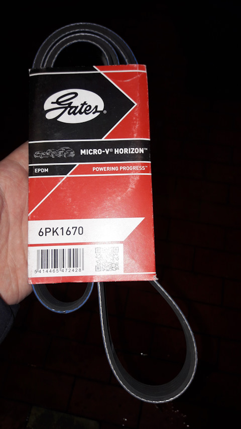 6PK1670 Ремень поликлиновой FIAT \ FORD \ PEUGEOT \ TOYOTA CONTITECH ...