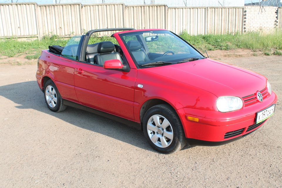 Нет, мы не потерялись… — Volkswagen Golf Cabriolet Mk4, 2 л, 2002 года ...