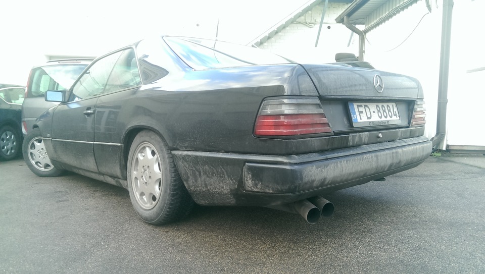 Winter mode — on — Mercedes-Benz E-Class (W124), 3 л, 1988 года ...