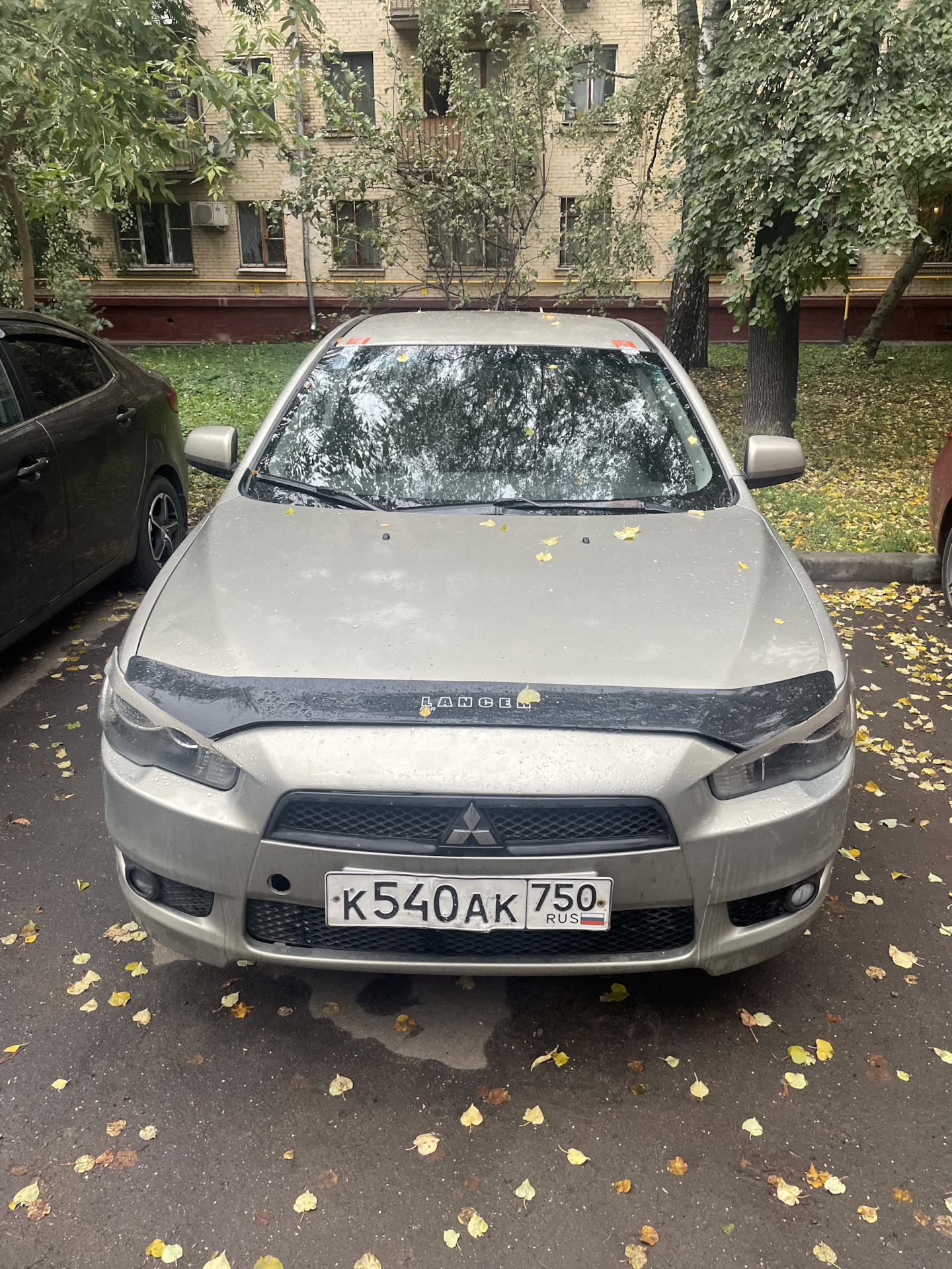 27.09.2022 замена Лобового стёкла и полировка фар — Mitsubishi Lancer X ...