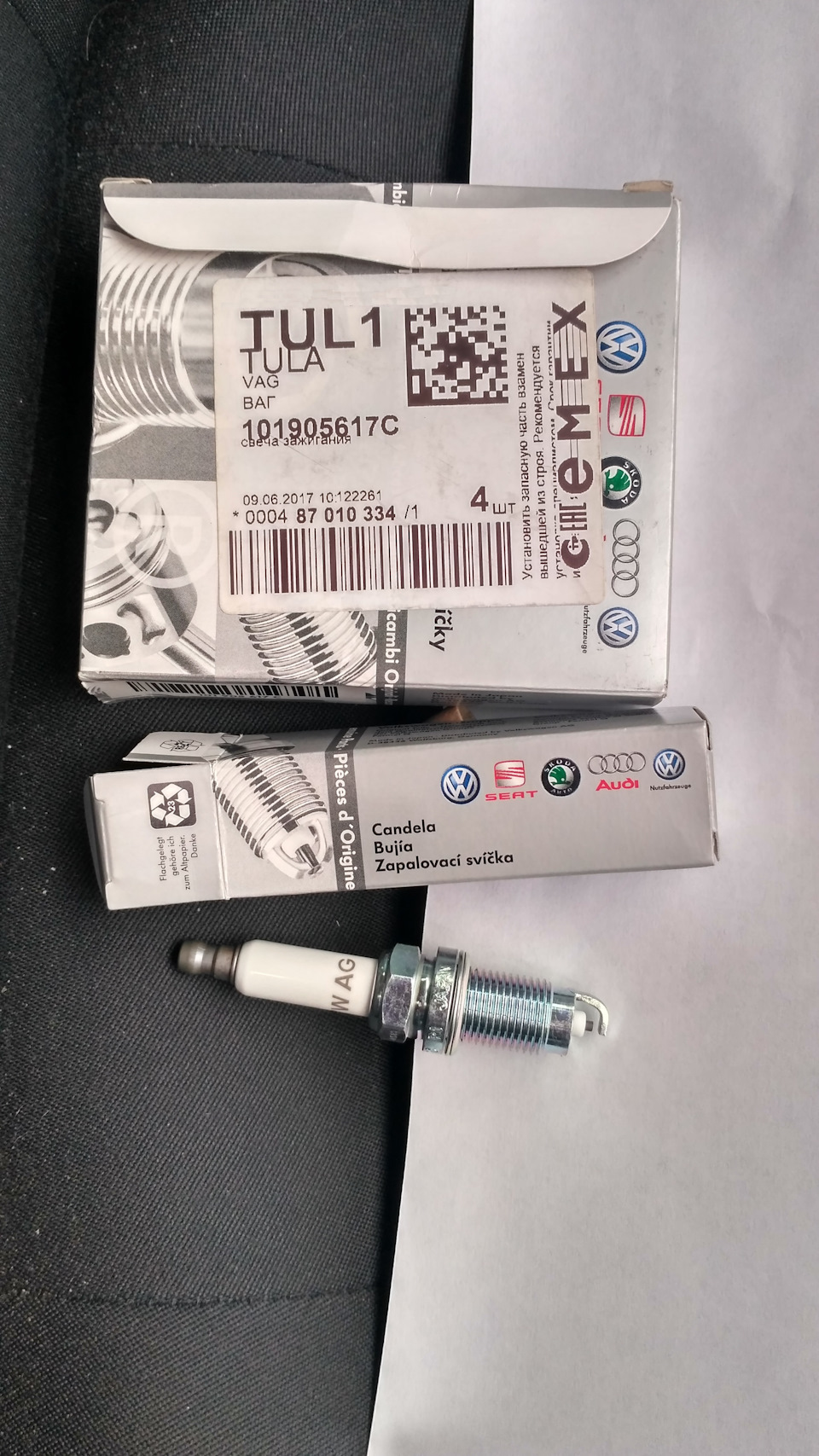 101905617C Свеча зажигания LongLife VAG | Запчасти на DRIVE2