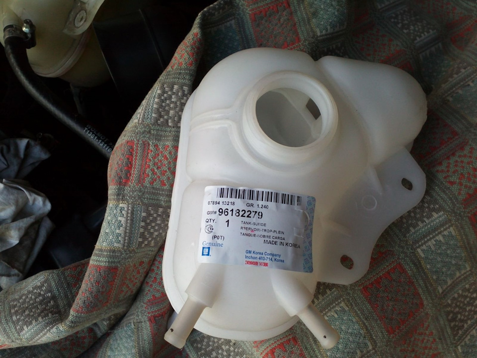 96182279 Бачок расширительный GM | Запчасти на DRIVE2
