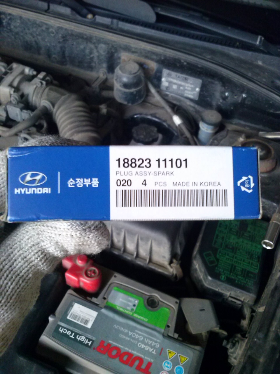 IDEMITSU в помощь + замена свечек)) — Hyundai Accent (2G), 1,5 л, 2008 ...