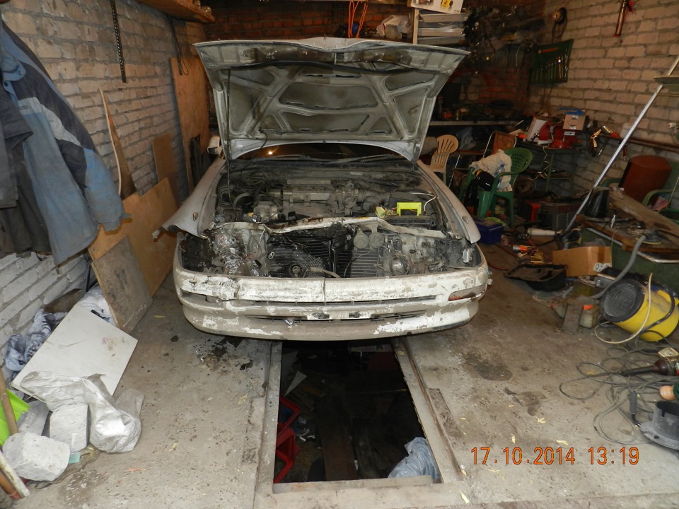 авария. — Toyota Corona EXiV (1G), 2 л, 1990 года | ДТП | DRIVE2