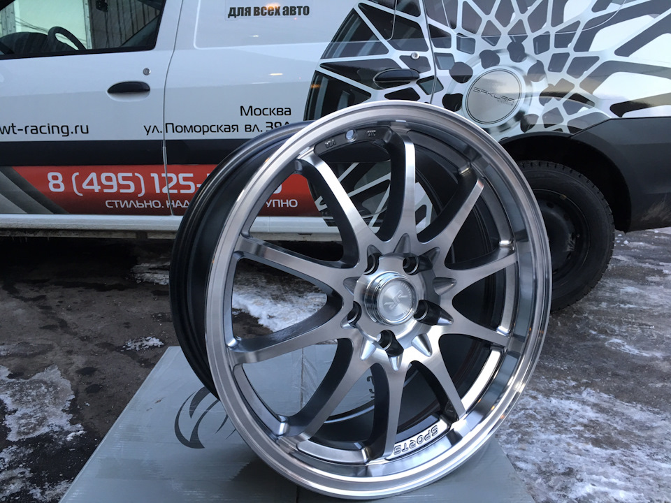 литые диски Race Ready YA9500 в 17-м размере P.C.D.108х5 ET48 7,5J ...