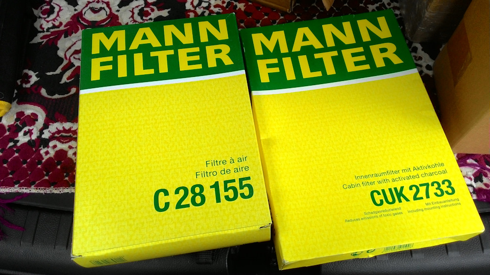 CUK2733 Салонный фильтр с активированным углем MANN FILTER | Запчасти ...