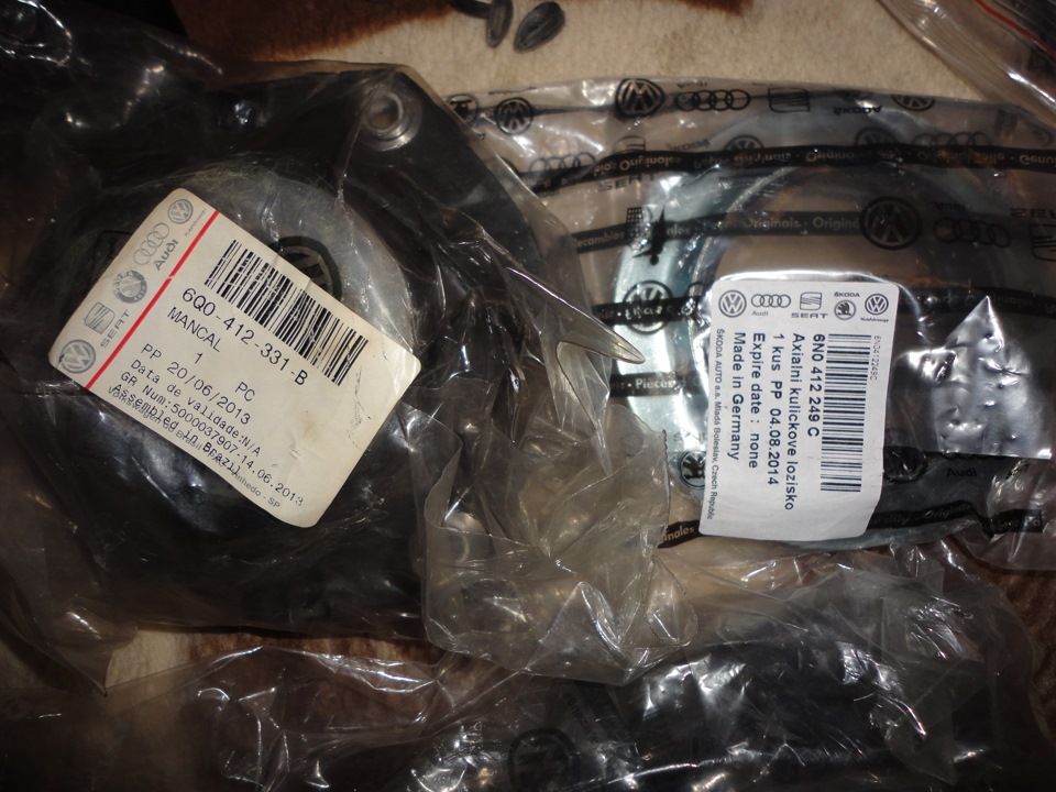 6N0412249C Подшипник опоры переднего амортизатора / 97~ VAG | Запчасти ...