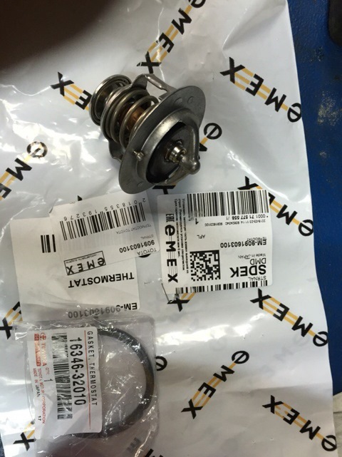 9091603100 Термостат TOYOTA #A, #E, #S, #C, #Y, 1NT, QG13, QG15, QG18 ...