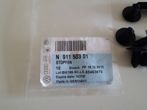 N91150301 Заглушка VAG | Запчасти на DRIVE2