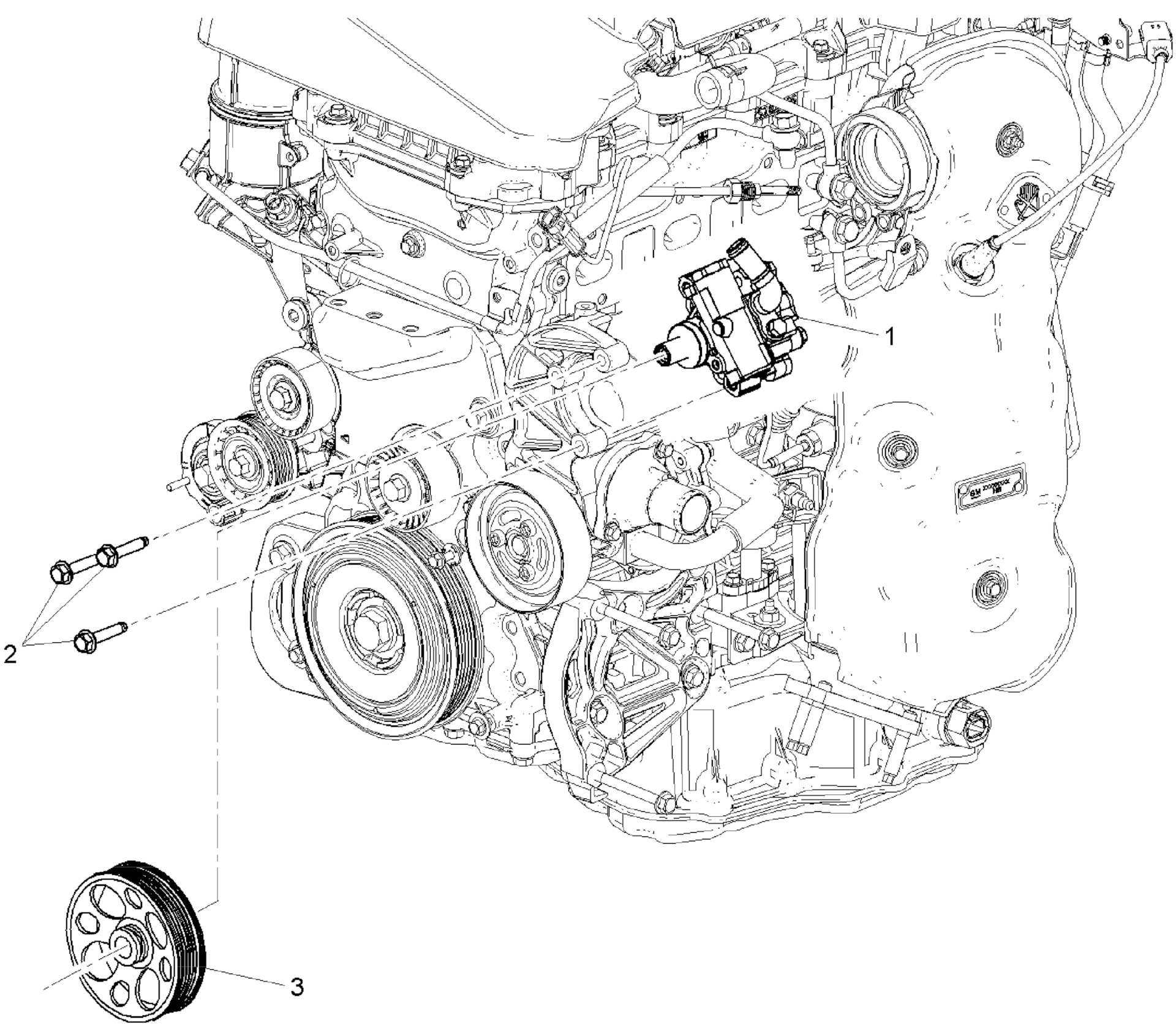 ГУР — детали — Chevrolet Captiva (1G), 2,2 л, 2013 года | запчасти | DRIVE2