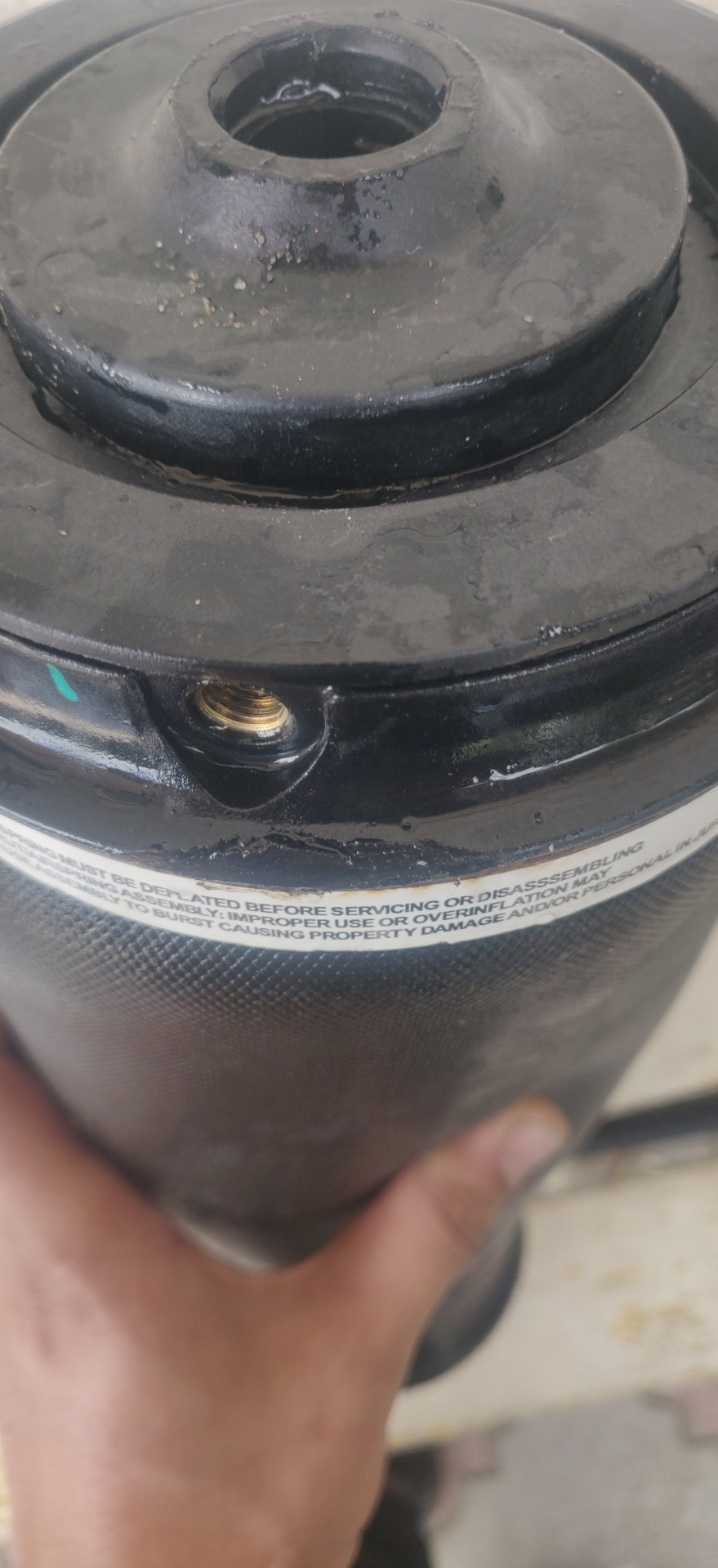 Замена задних пневмо подушки — Mercedes-Benz GL-Class (X164), 4,7 л ...