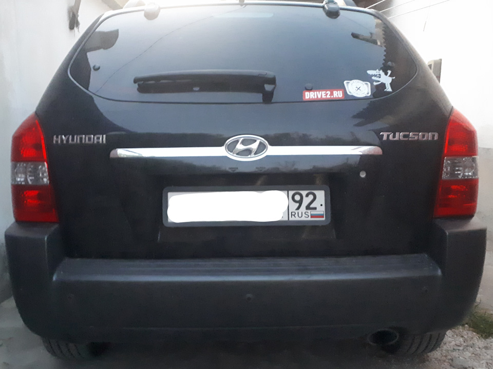 Родной задний фонарь — Hyundai Tucson (JM), 2 л, 2008 года | аксессуары ...