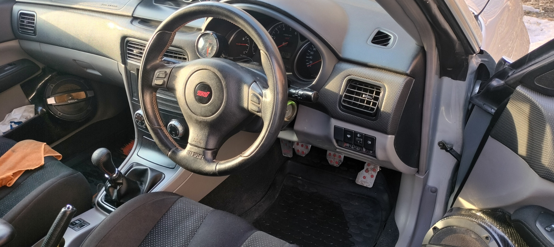 Руль zero- sports — Subaru Forester (SG), 2 л, 2003 года | тюнинг | DRIVE2