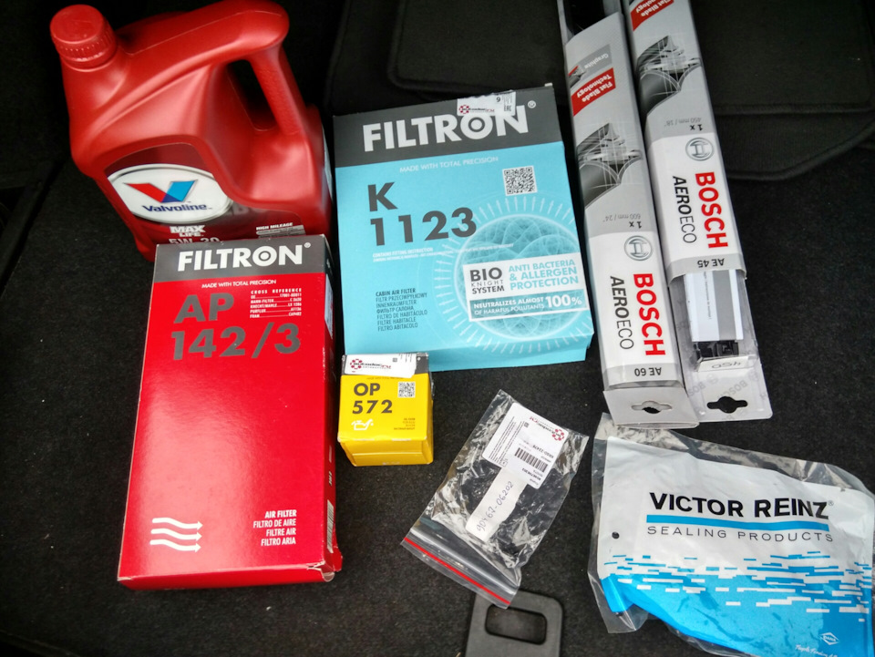 Расходники и планы — Toyota Avensis II, 1,8 л, 2007 года | плановое ТО ...