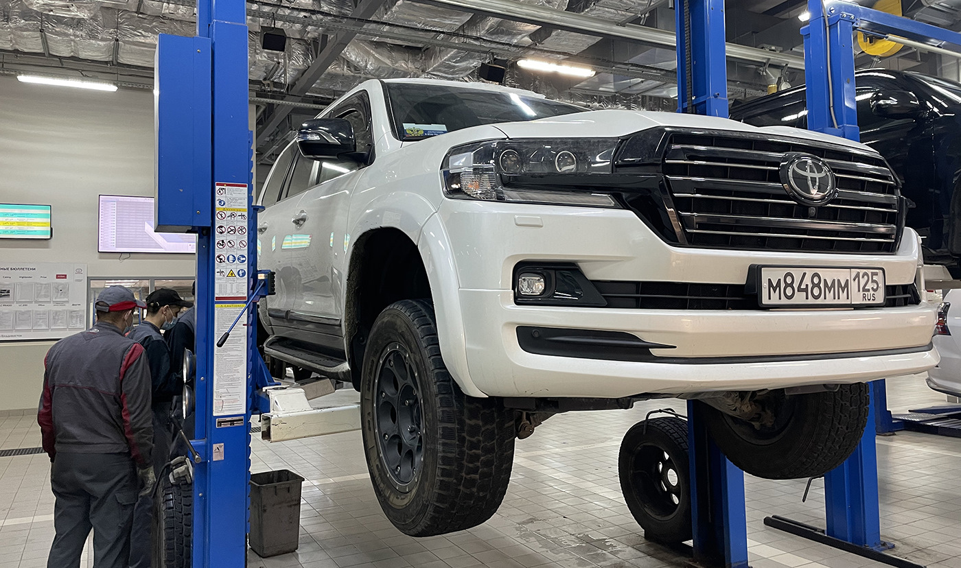 Зима, DBA, Hawk и лёд. — Toyota Land Cruiser 200, 4,5 л, 2016 года ...