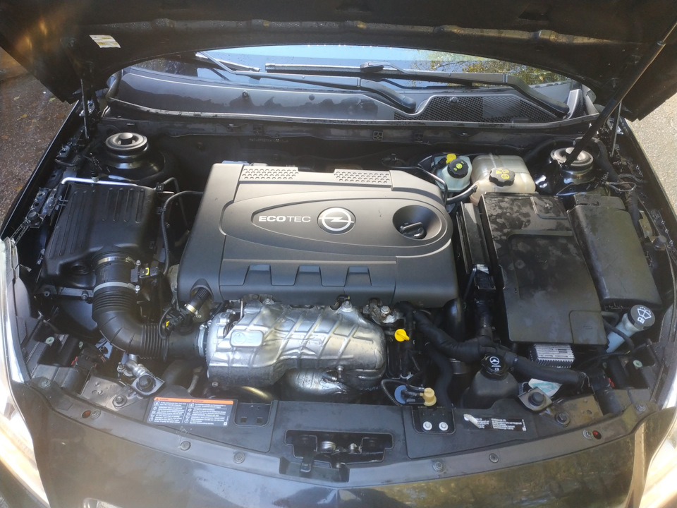 Замена прокладки вакуумного насоса, мойка двигателя — Opel Insignia (1G ...