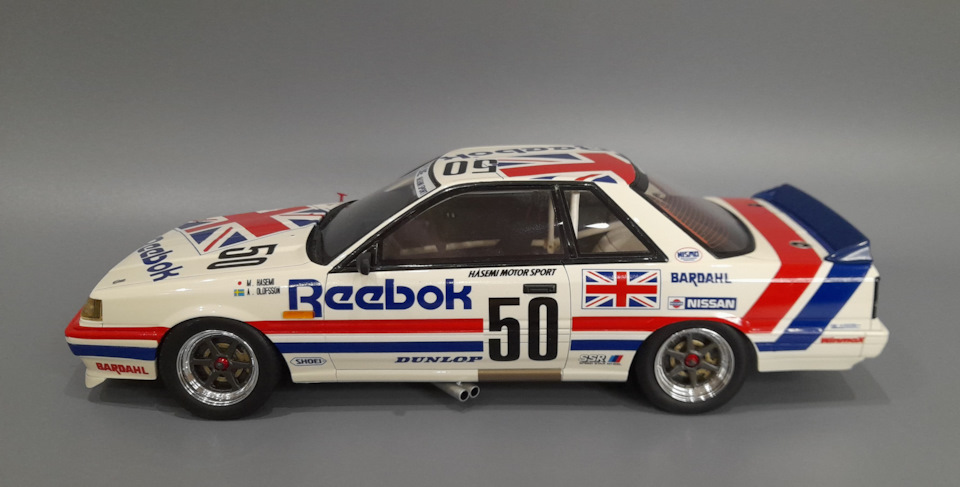 Nissan Skyline R31 GTS-R Reebok 1/18 — Сообщество «Масштабные Модели ...