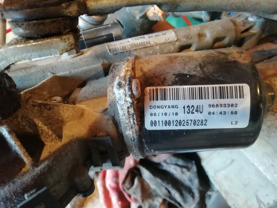 96893302 Механизм стеклоочистителя Chevrolet Cruze GM | Запчасти на DRIVE2