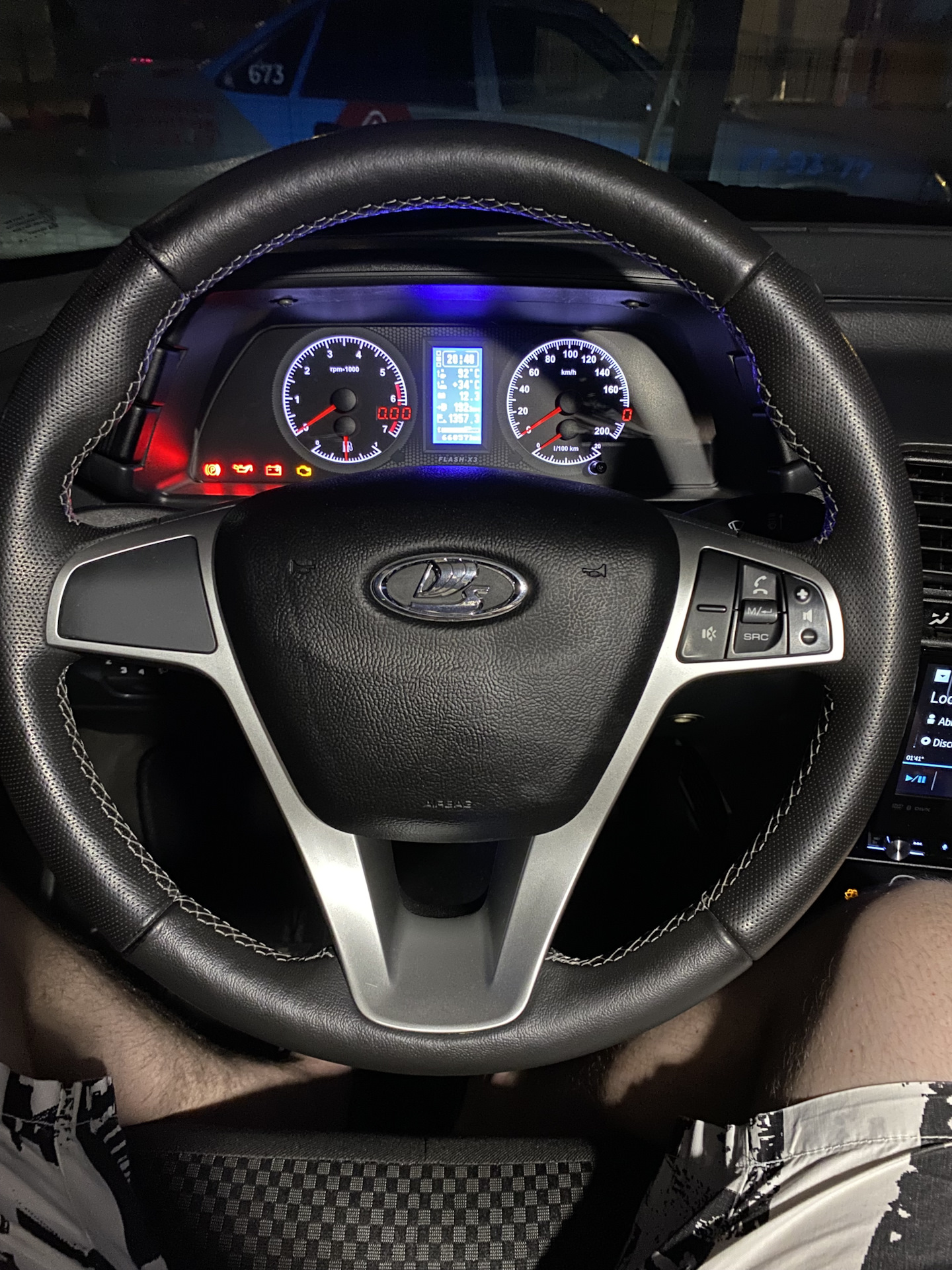 Руль от Весты с мултирулем и подогревом на ваз 2110 — Lada 21104, 1,6 л ...