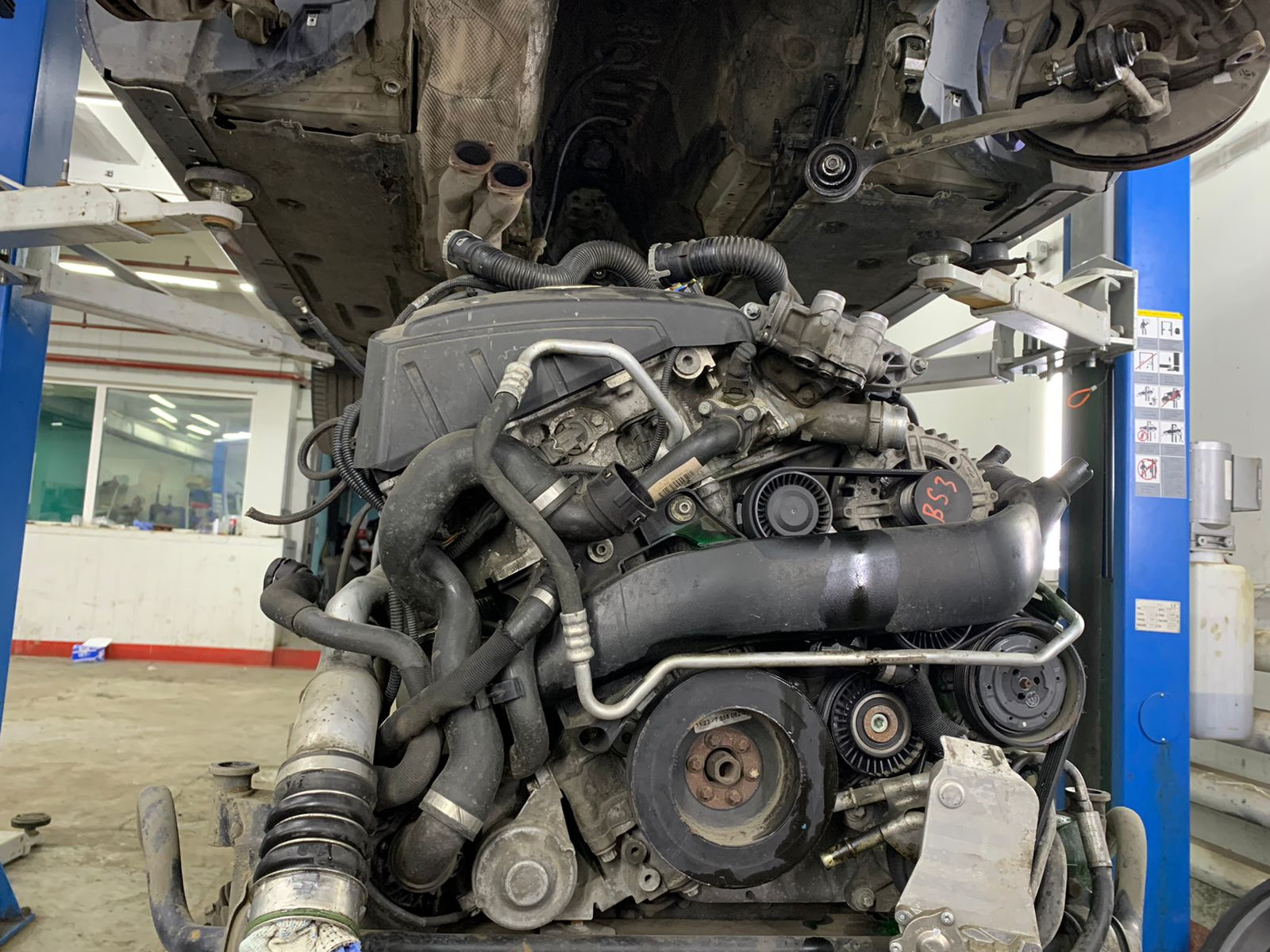 Вот она! плановая замена турбин!) — BMW 3 series Coupe (E92), 3 л, 2007 ...