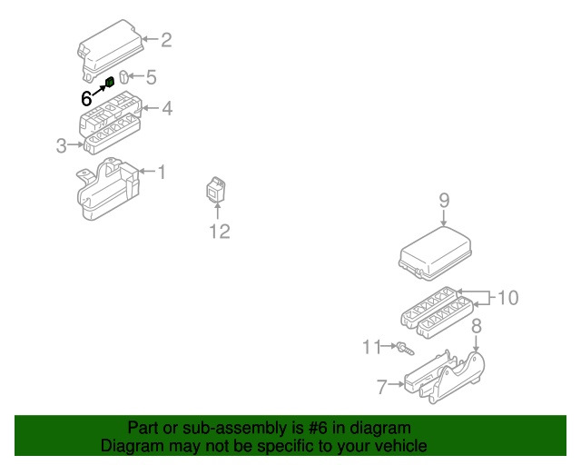 2437079910 Предохранитель 100А на 79911 NISSAN INFINITI | Запчасти на ...