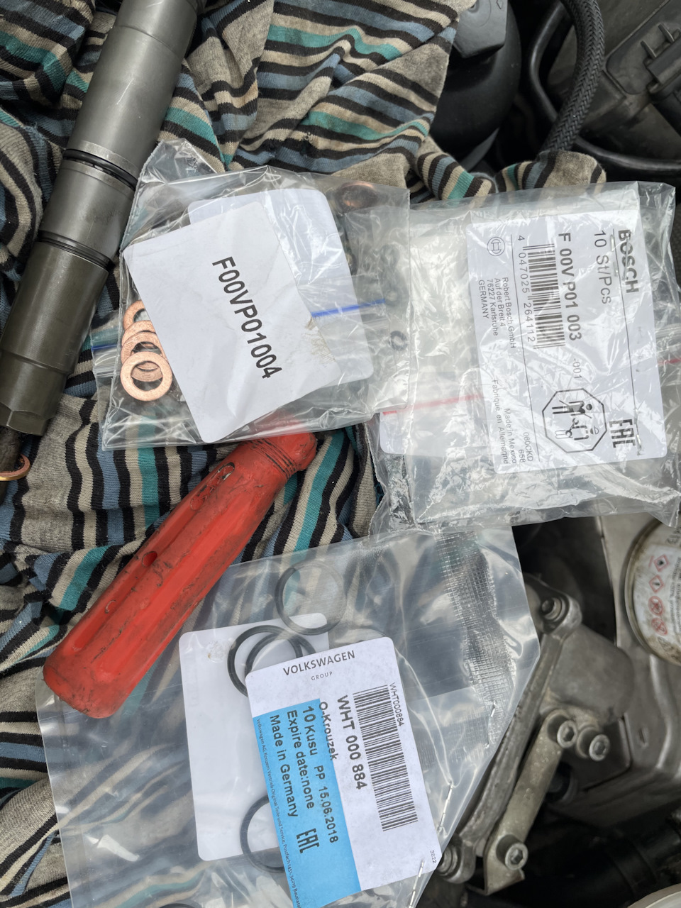 F00VP01003 УПЛОТНИТЕЛЬНОЕ КОЛЬЦО BOSCH | Запчасти на DRIVE2