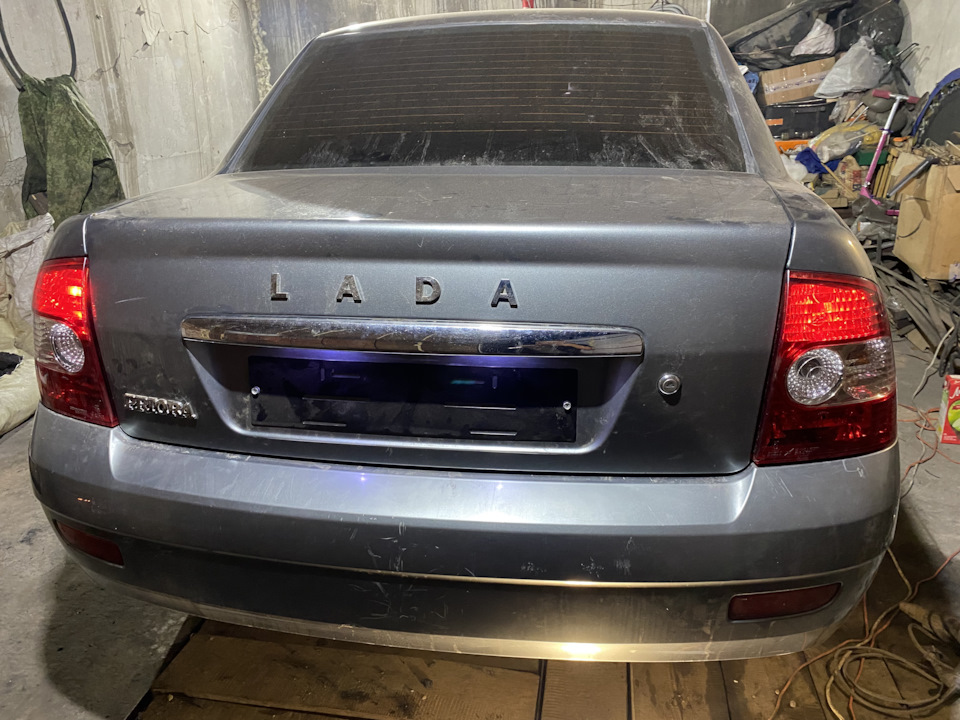 Задние фонари «Аля приора 2» — Lada Приора седан, 1,6 л, 2011 года ...