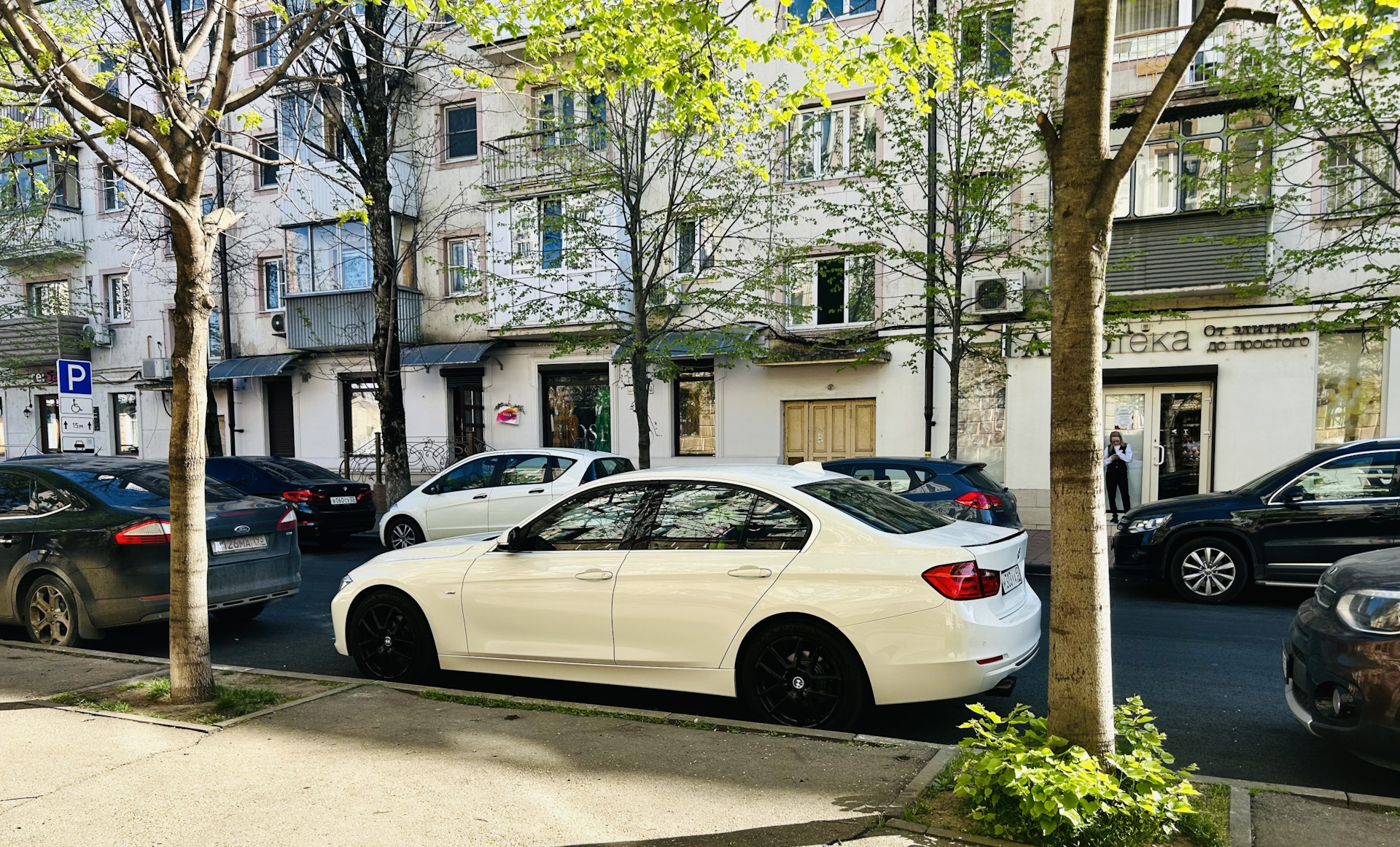 Психанул😂 — BMW 3 series (F30), 1,6 л, 2013 года | колёсные диски | DRIVE2