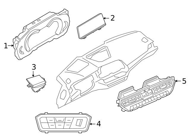 62105B4A589 Instrument Cluster 621010 BMW | Запчасти на DRIVE2