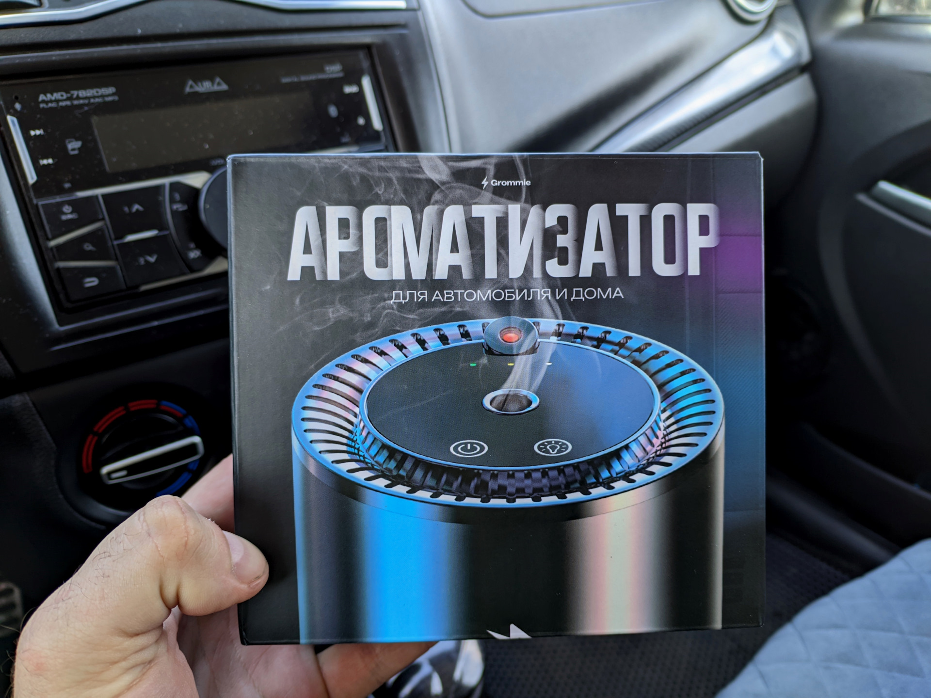 Умный ультразвуковой ароматизатор Grommie с подсветкой и звездным небом (2025) — Lada Гранта ...