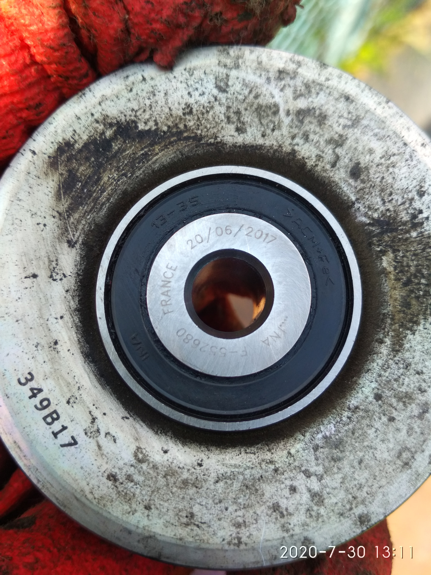 Замена натяжителя ремня — Jeep Cherokee (KK), 2,8 л, 2011 года | своими ...