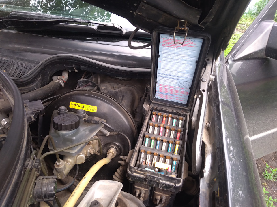 Новый список предохранителей — Mercedes-Benz E-class (W124), 2,3 л ...