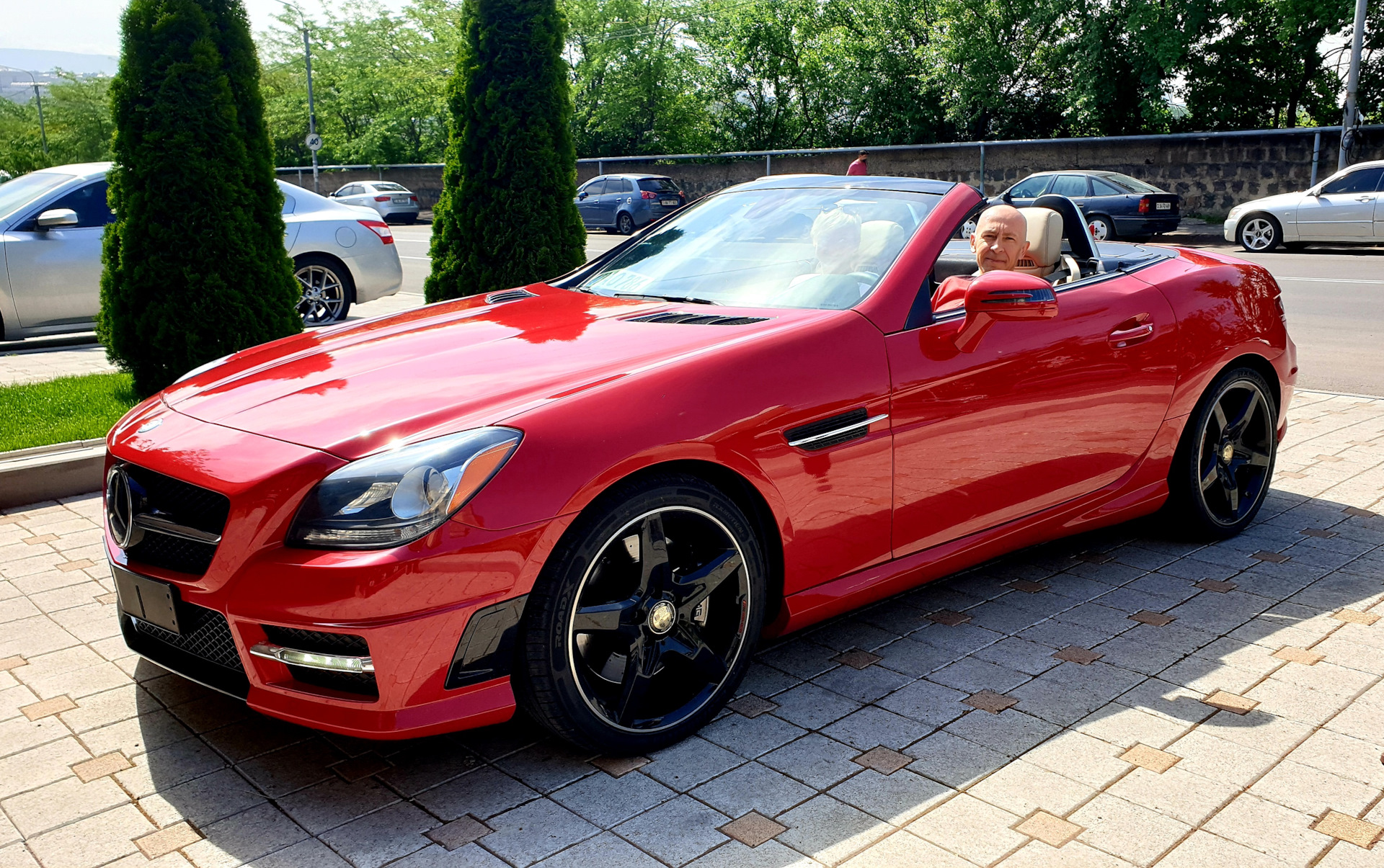 Выехали в город первый раз — Mercedes-Benz SLK (R172), 3,5 л, 2011 года ...