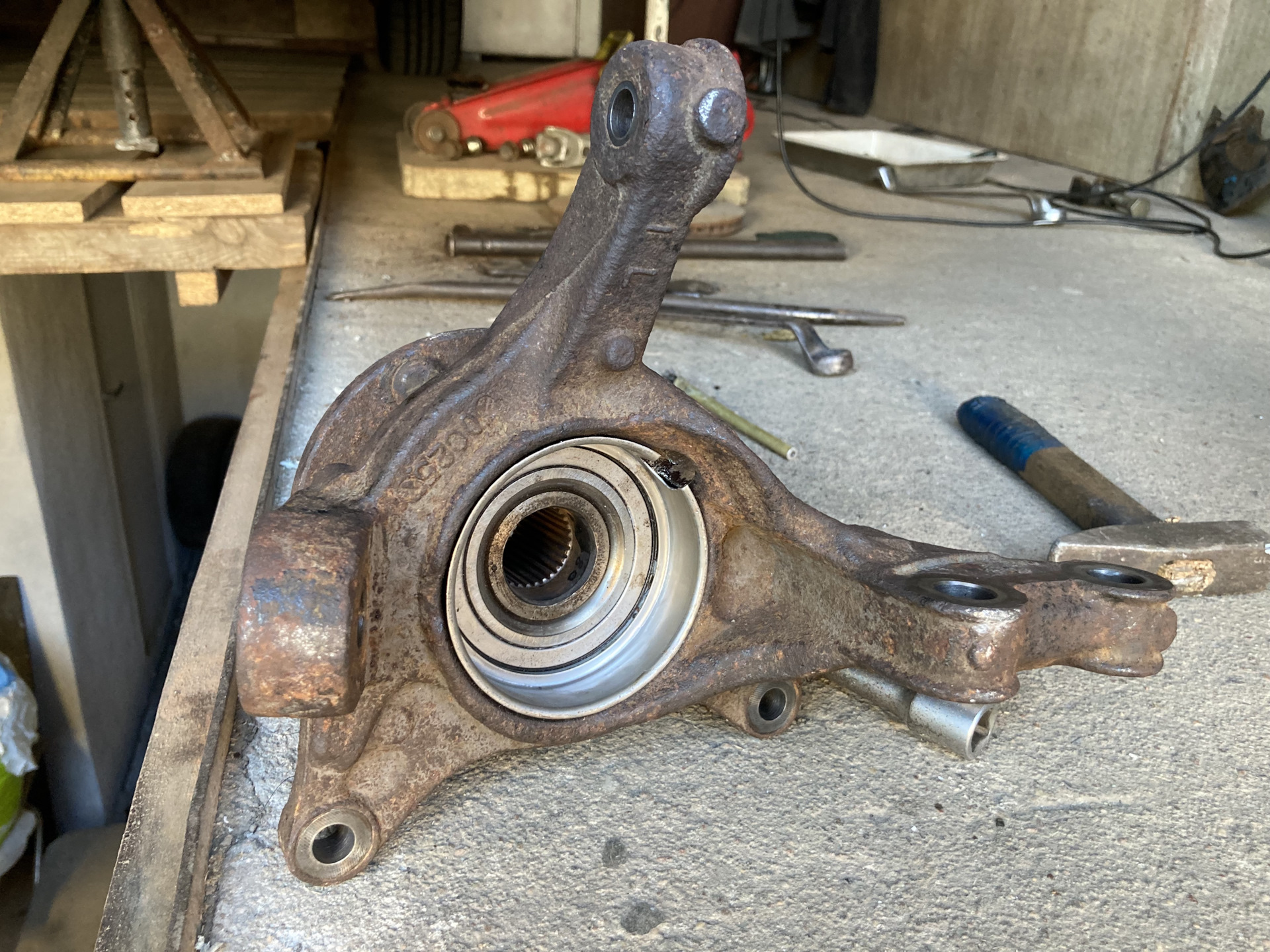 Замена ступичного подшипника — Venza — Toyota Venza (1G), 3,5 л, 2010 ...