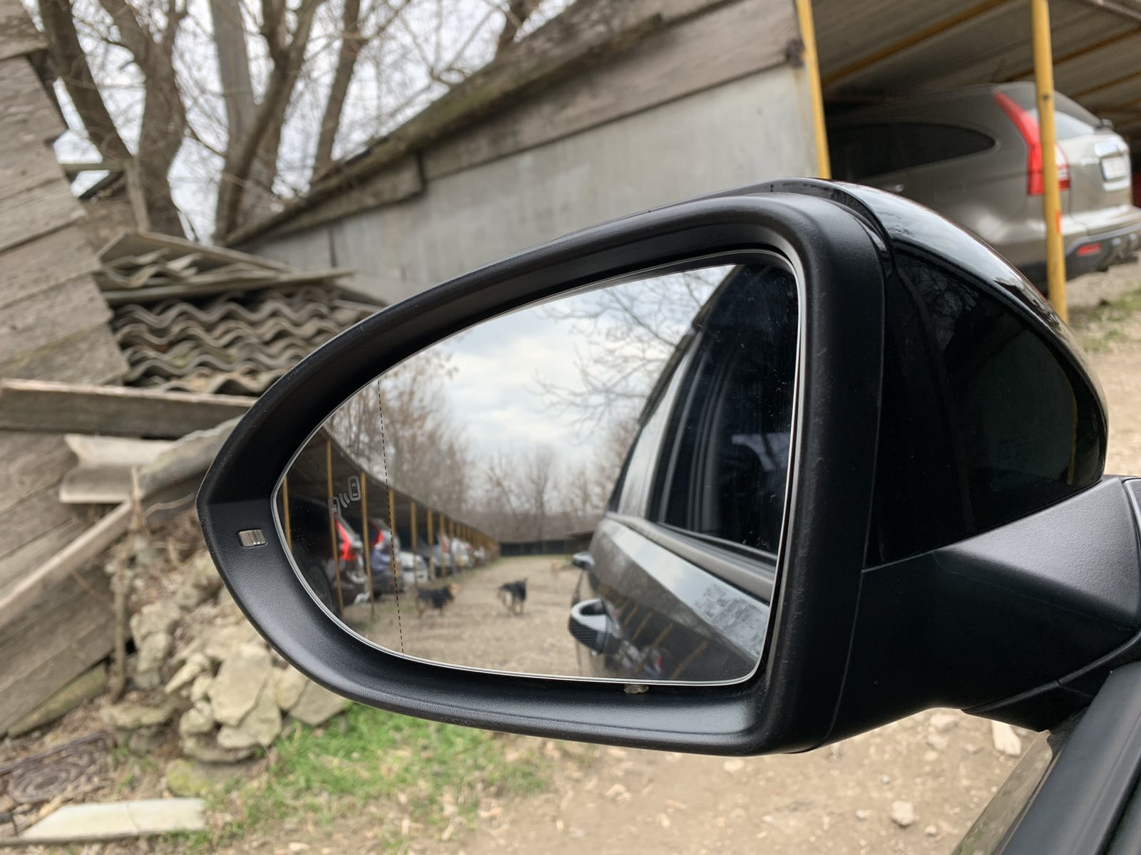 Зеркало — Volkswagen Golf GTI Mk7, 2 л, 2018 года | фотография | DRIVE2