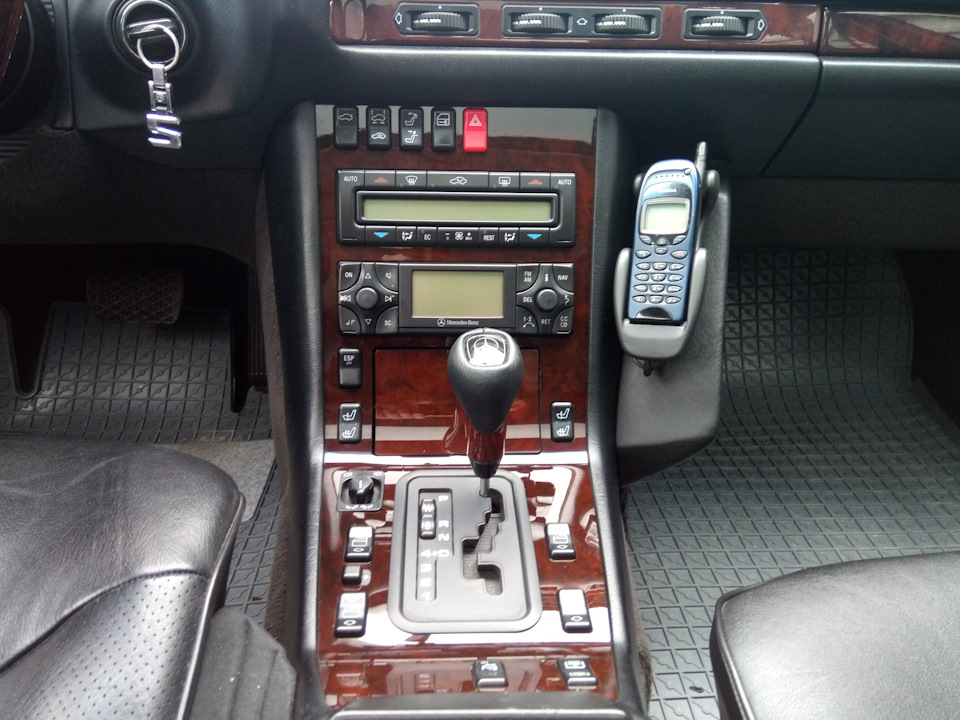 Центральная консоль W140 — Mercedes-Benz S-Class (W140), 5 л, 1997 года ...