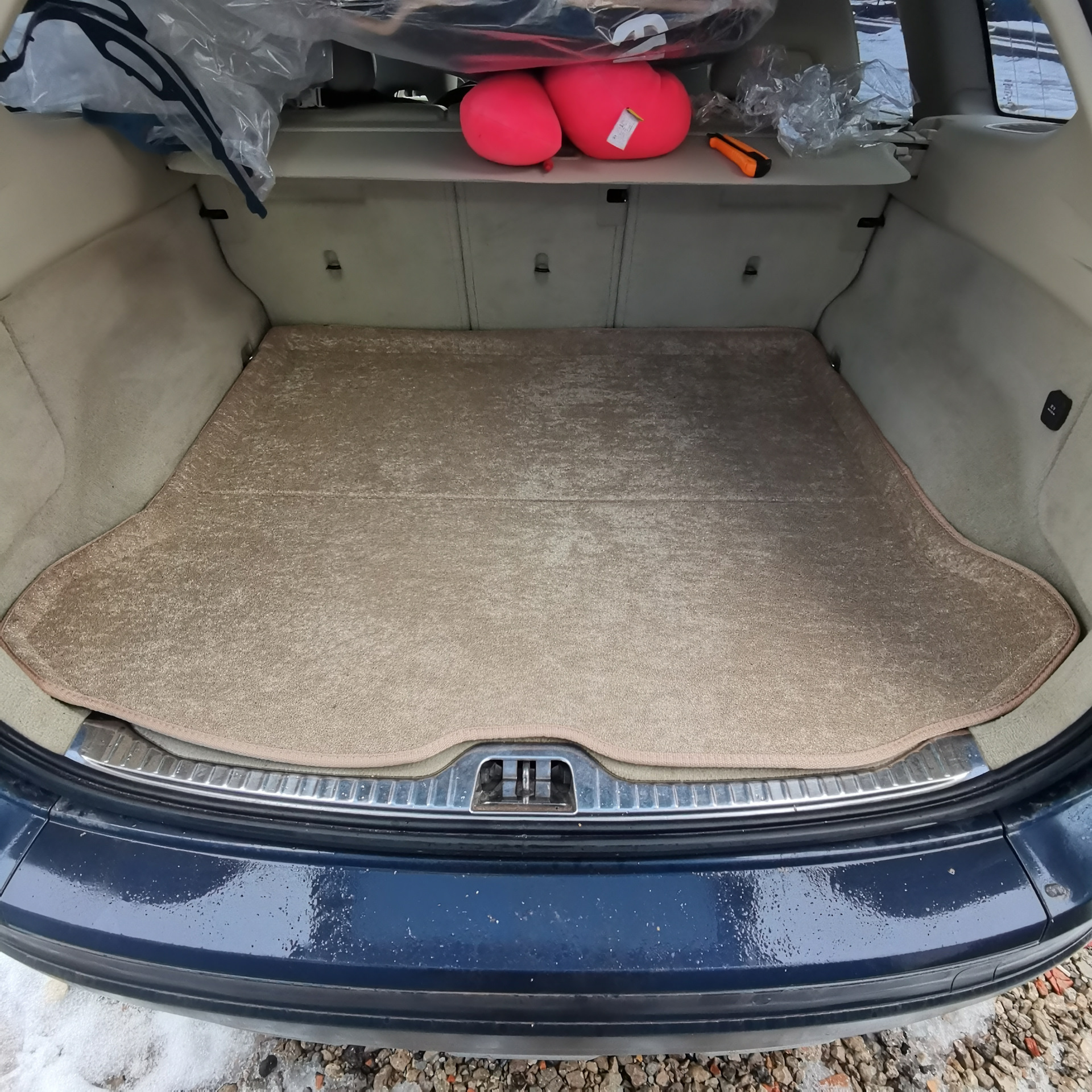 Ковер в багажник xc60 euromat3d — Volvo XC60 (1G), 2,4 л, 2015 года ...