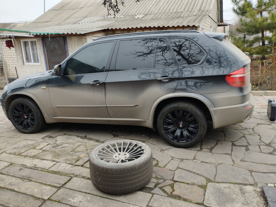 Переход с r21 на r19. — BMW X5 (E70), 3,5 л, 2009 года | колёсные диски ...