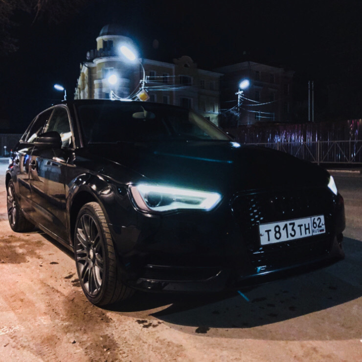 Теперь ищем Сплитер на передний сток бампер. — Audi A3 Sportback (8VA ...