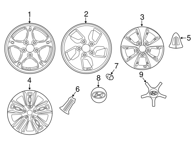 529503Y000 ГАЙКА М12 KIA HYUNDAI | Запчасти на DRIVE2