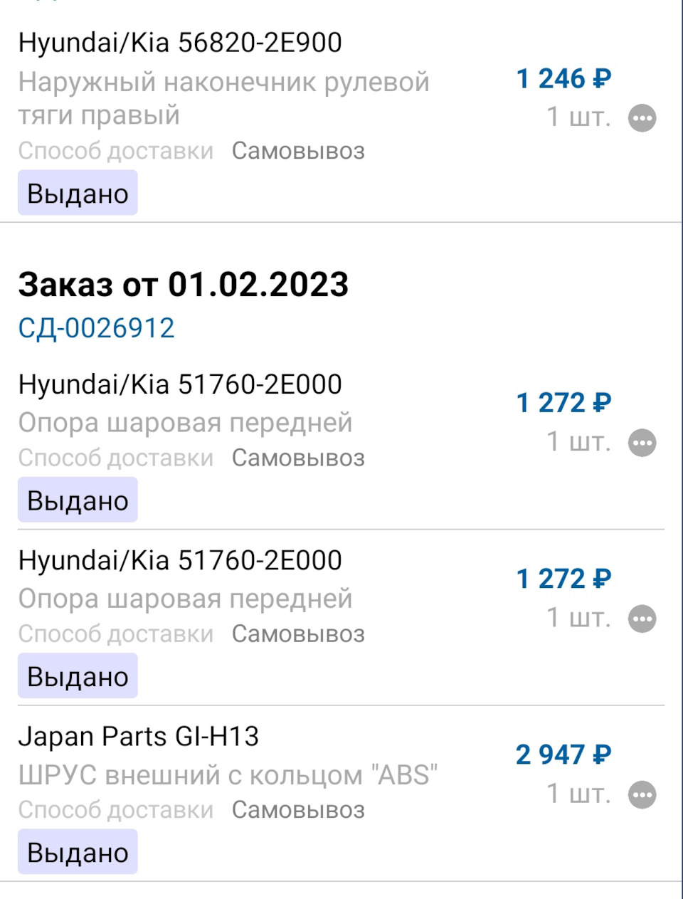 568202E900 Наконечник рулевой тяги KIA HYUNDAI | Запчасти на DRIVE2