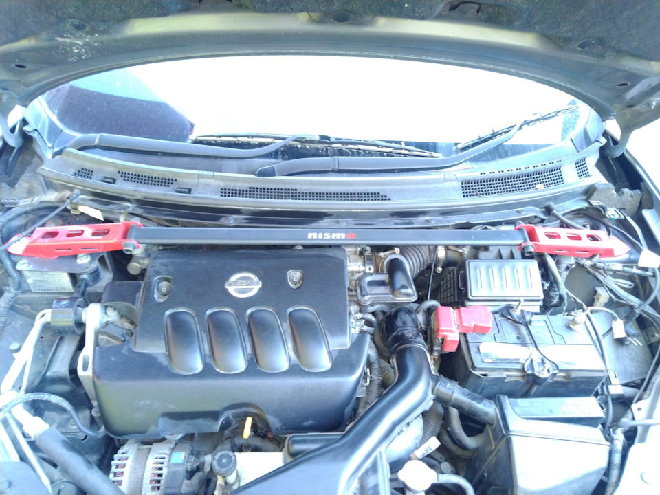 Распорка Nismo — Nissan Bluebird Sylphy (G11), 2 л, 2009 года | тюнинг | DRIVE2