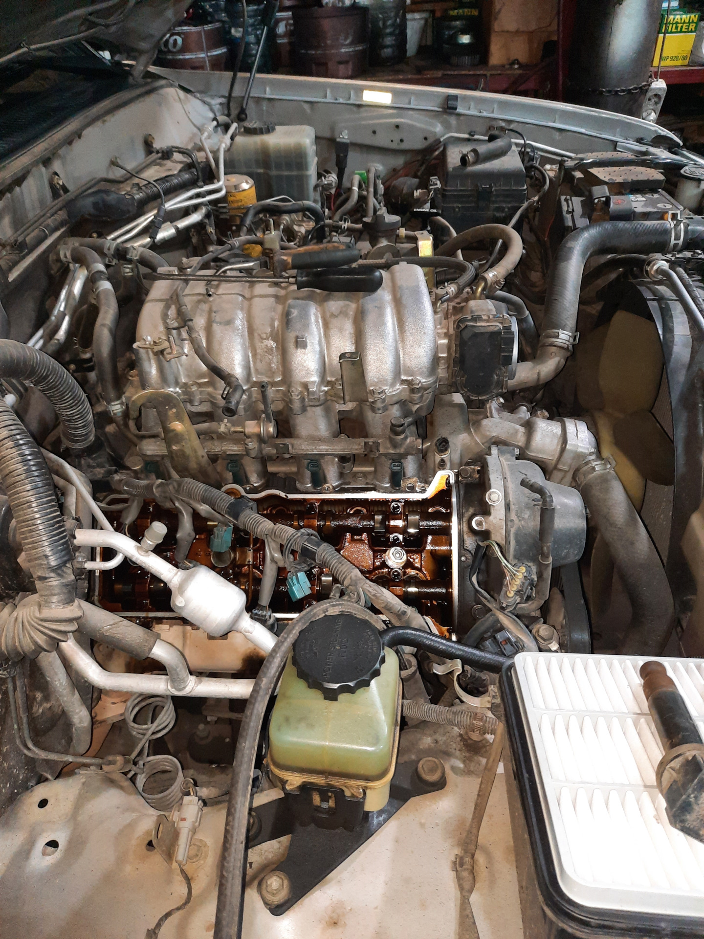 Небольшое ТО по двигателю… — Toyota Land Cruiser 100, 4,7 л, 2004 года ...