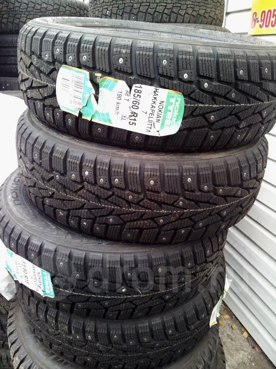 Зимняя резина 185/65 r15 nokian hakkapeliitta 7 — Honda Fit (1G), 2003 ...