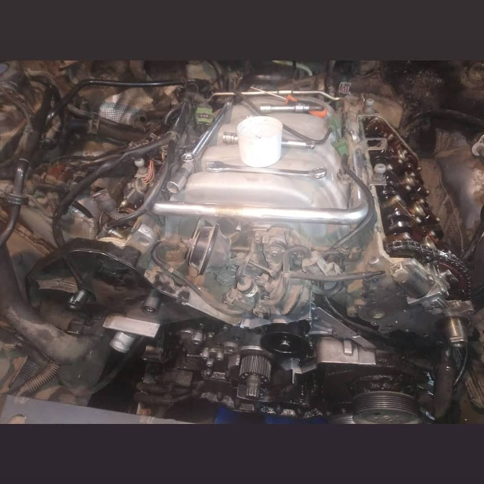 Напросился ремонт AXQ — Volkswagen Touareg (1G), 4,2 л, 2005 года ...