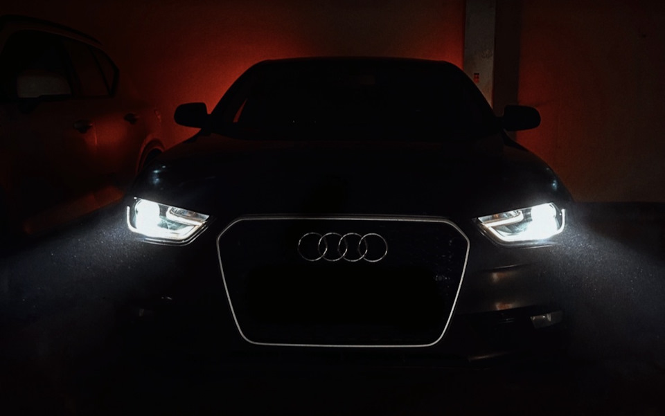 Замена штатного ксенона на LED-линзы Aozoom A21 — Audi A4 (B8), 1,8 л ...